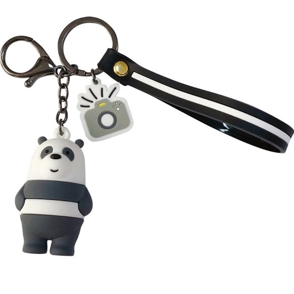 Accessories | We Bare Bears Panda Bear Keychain | Poshmark